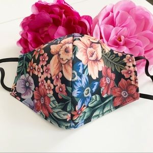 Accessories | 22 Triple Layer Handmade Face Mask Floral | Poshmark